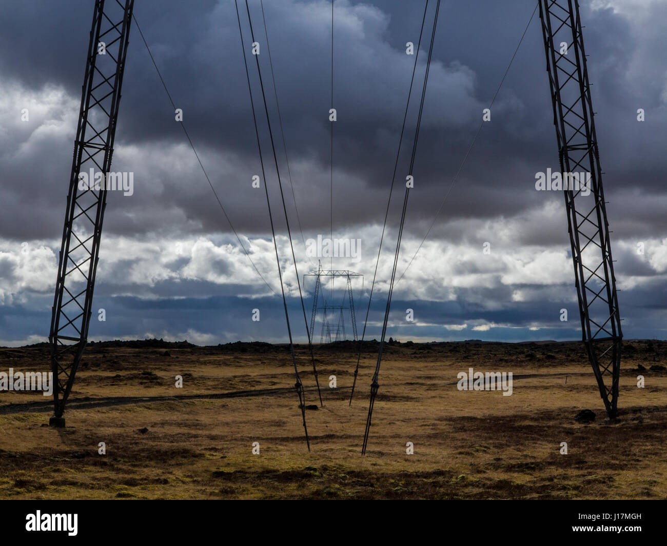 Pylon iceland hi-res stock photography and images - Alamy