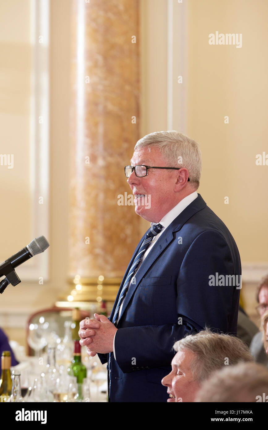 Alan Johnson, Labour MP, Hull Oldie Literary Lunch 11-04-17 Stock Photo ...