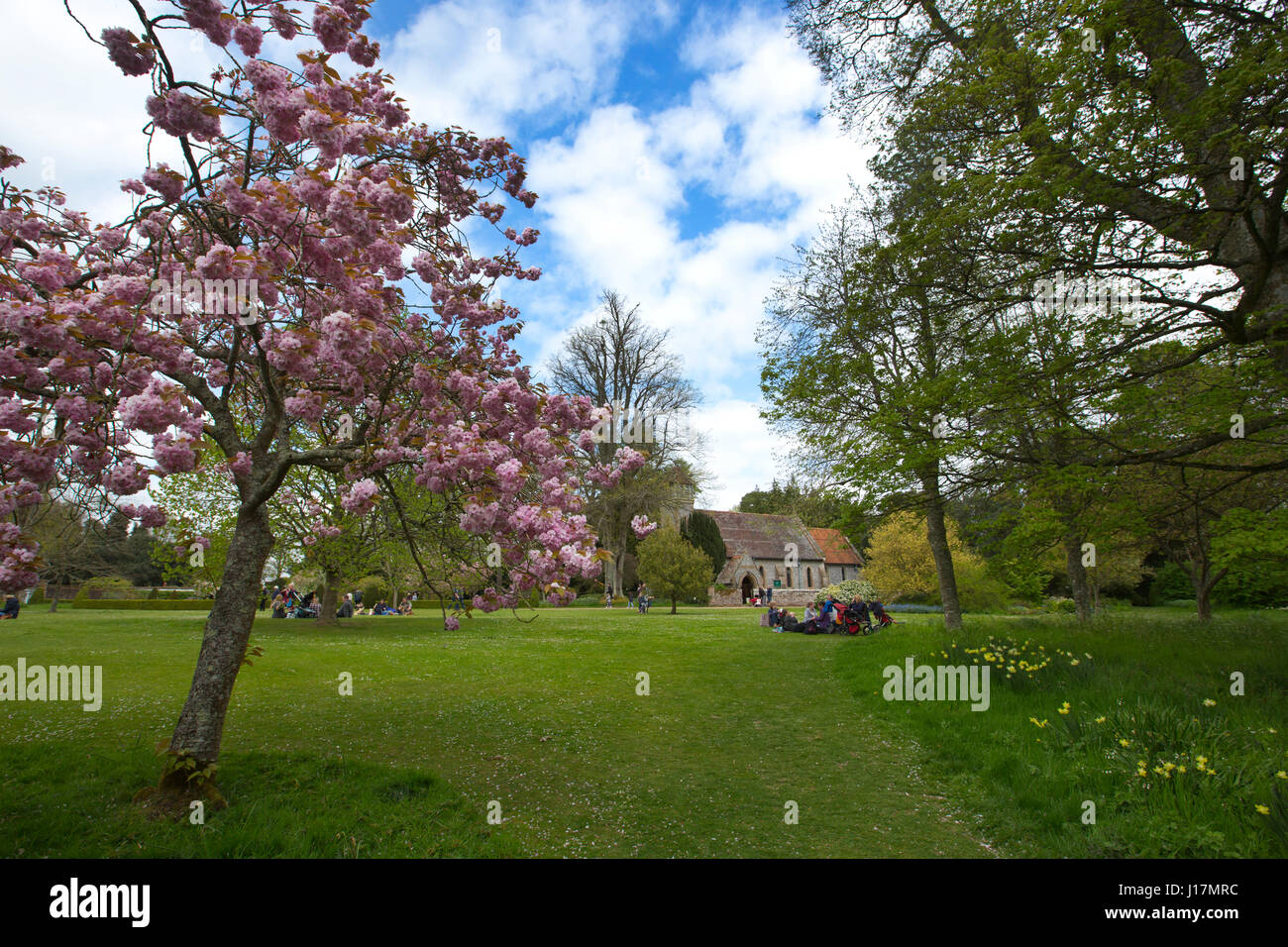 Hinton Ampner House, stately home with gardens within the civil parish ...