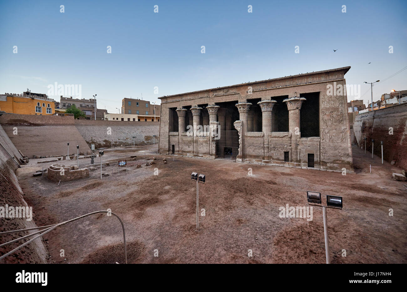 The Temple of Khnum at Esna, Egypt, Africa Stock Photo - Alamy