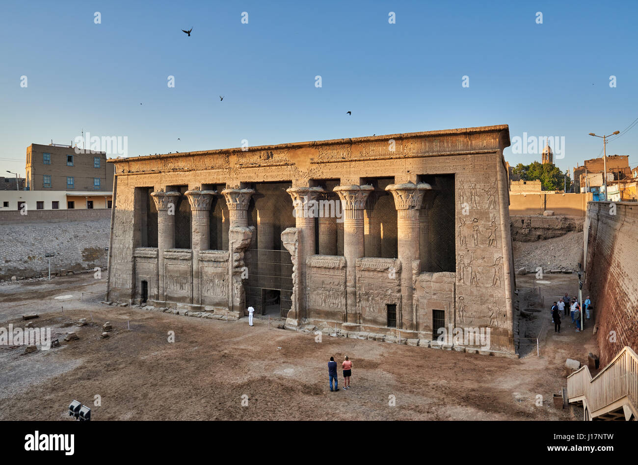 The Temple of Khnum at Esna, Egypt, Africa Stock Photo - Alamy