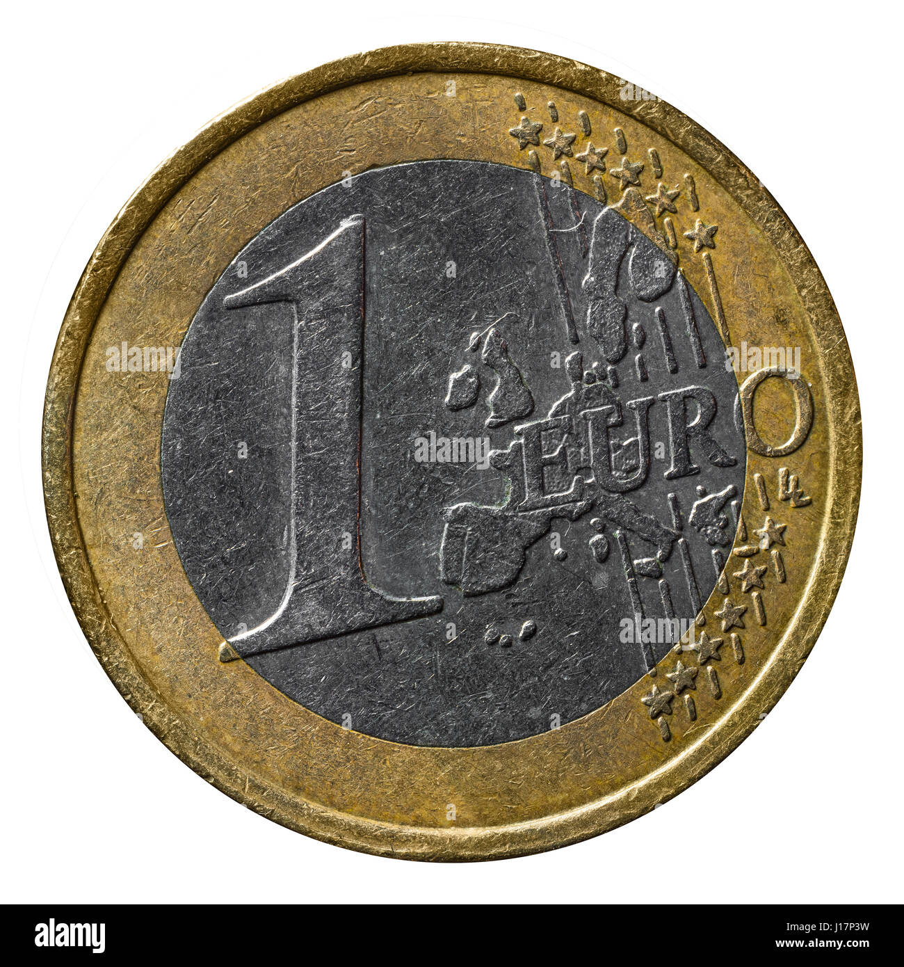 Euro coin back front hi-res stock photography and images - Alamy
