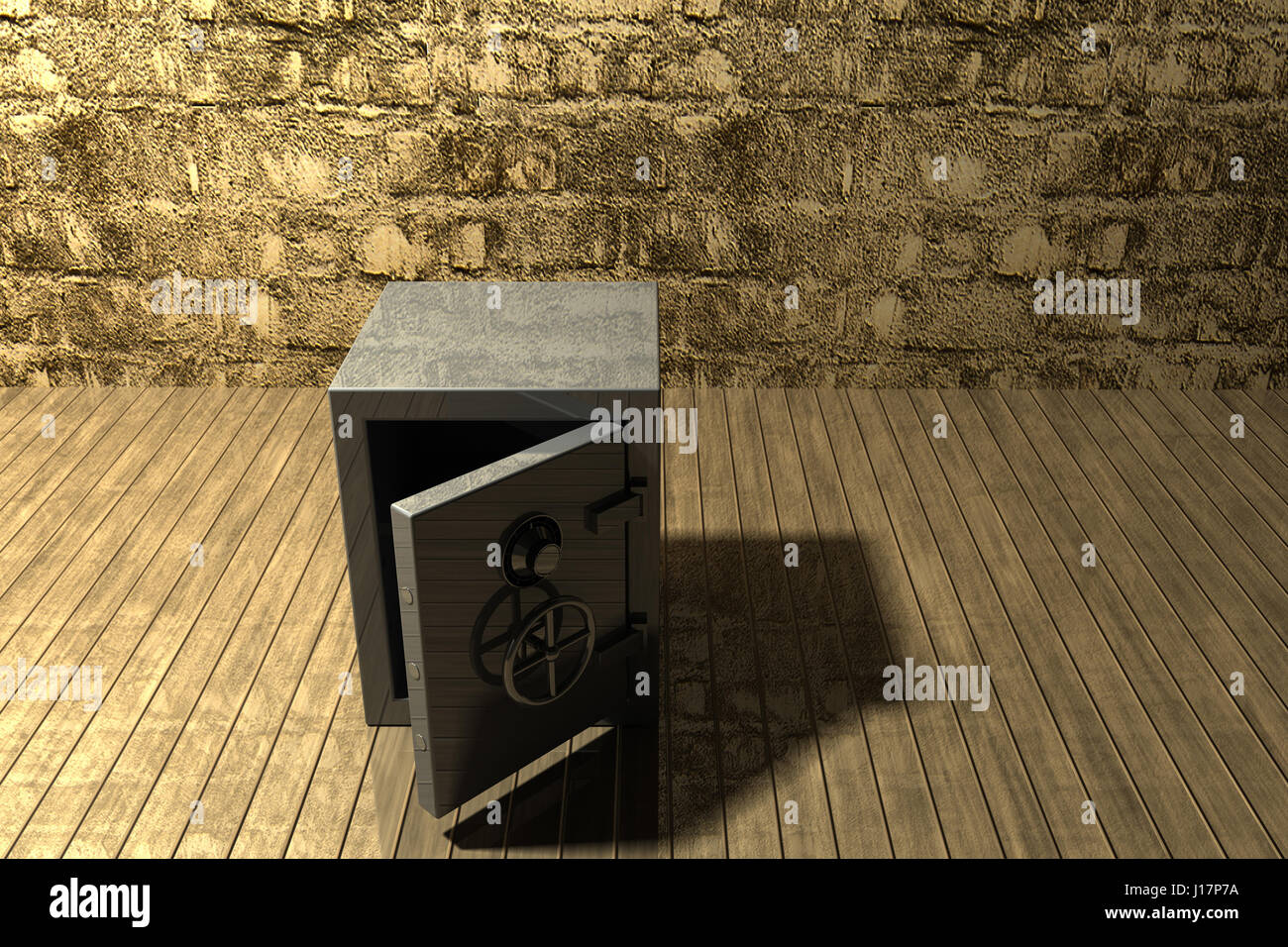 Safe in the basement Stock Photo - Alamy