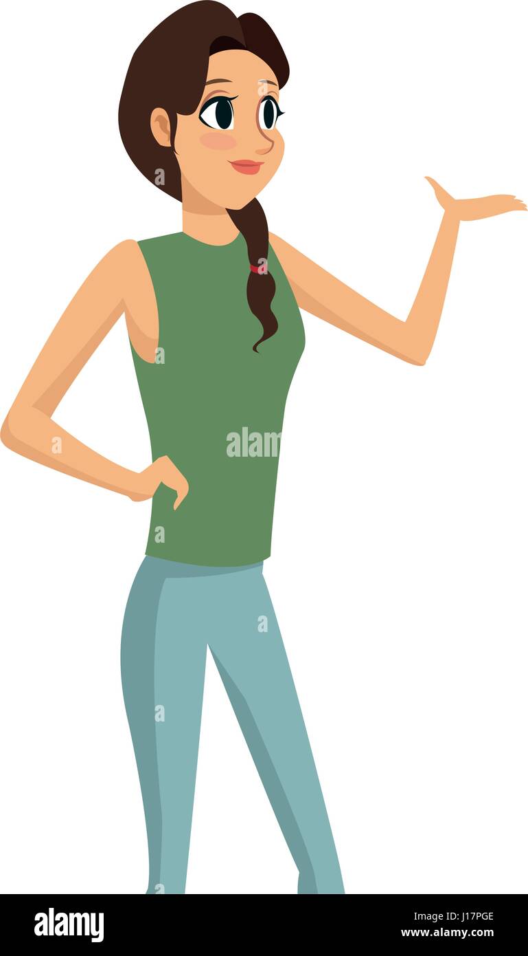 young woman icon Stock Vector Image & Art - Alamy