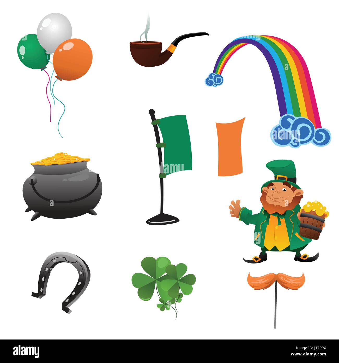 Celebrating patrick day Cut Out Stock Images & Pictures - Alamy