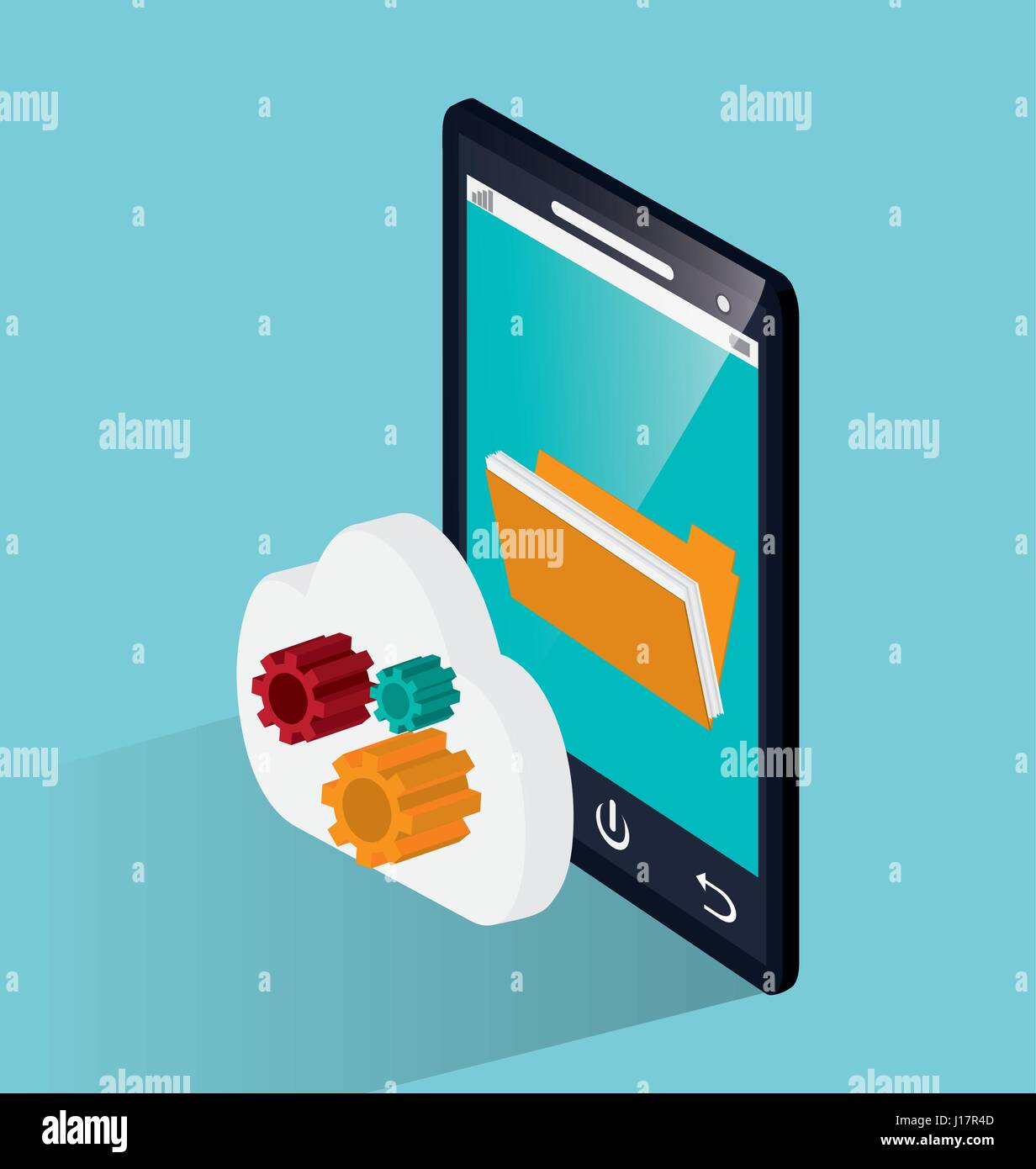 smartphone device icon Stock Vector Image & Art - Alamy
