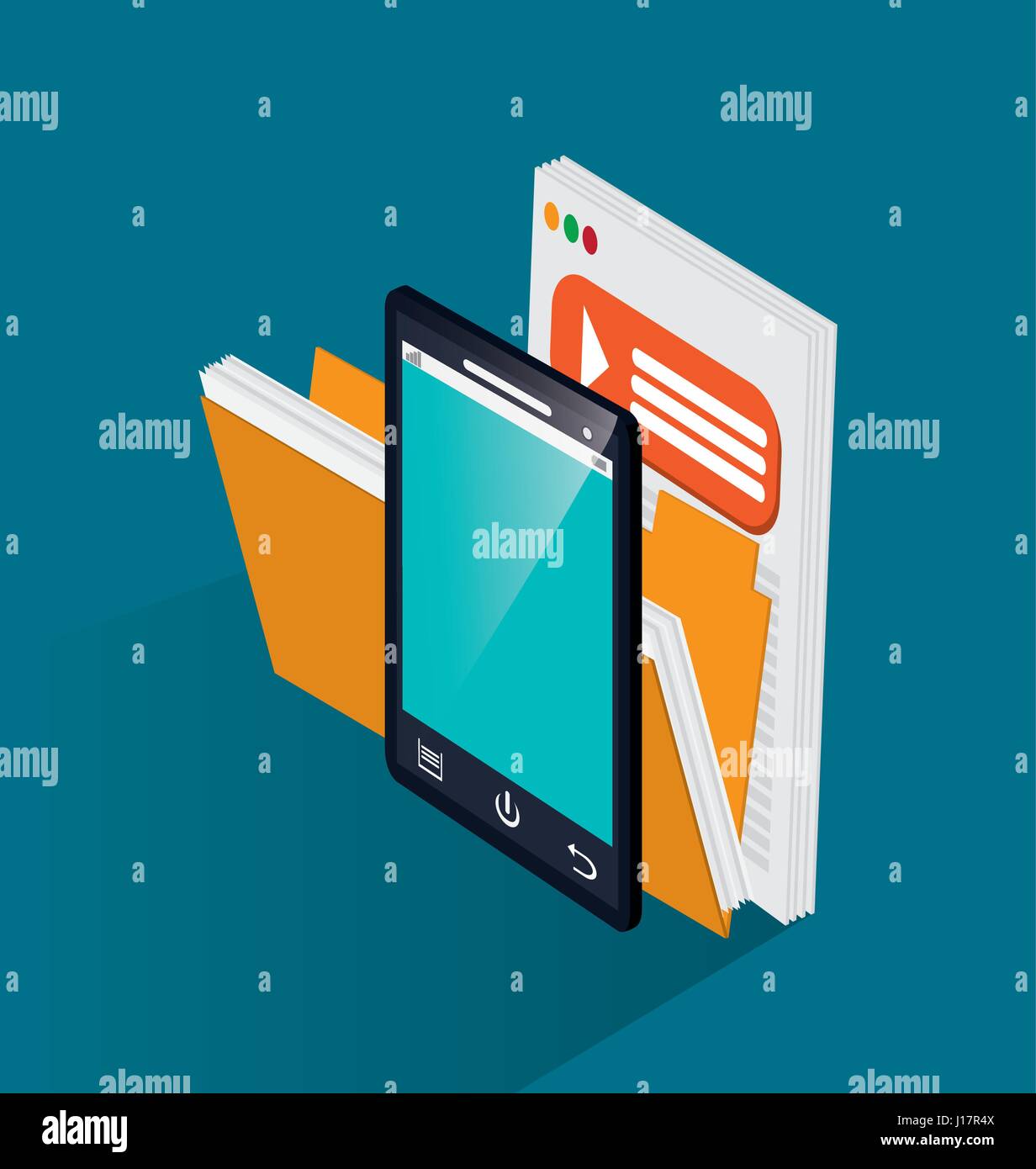 smartphone device icon Stock Vector Image & Art - Alamy