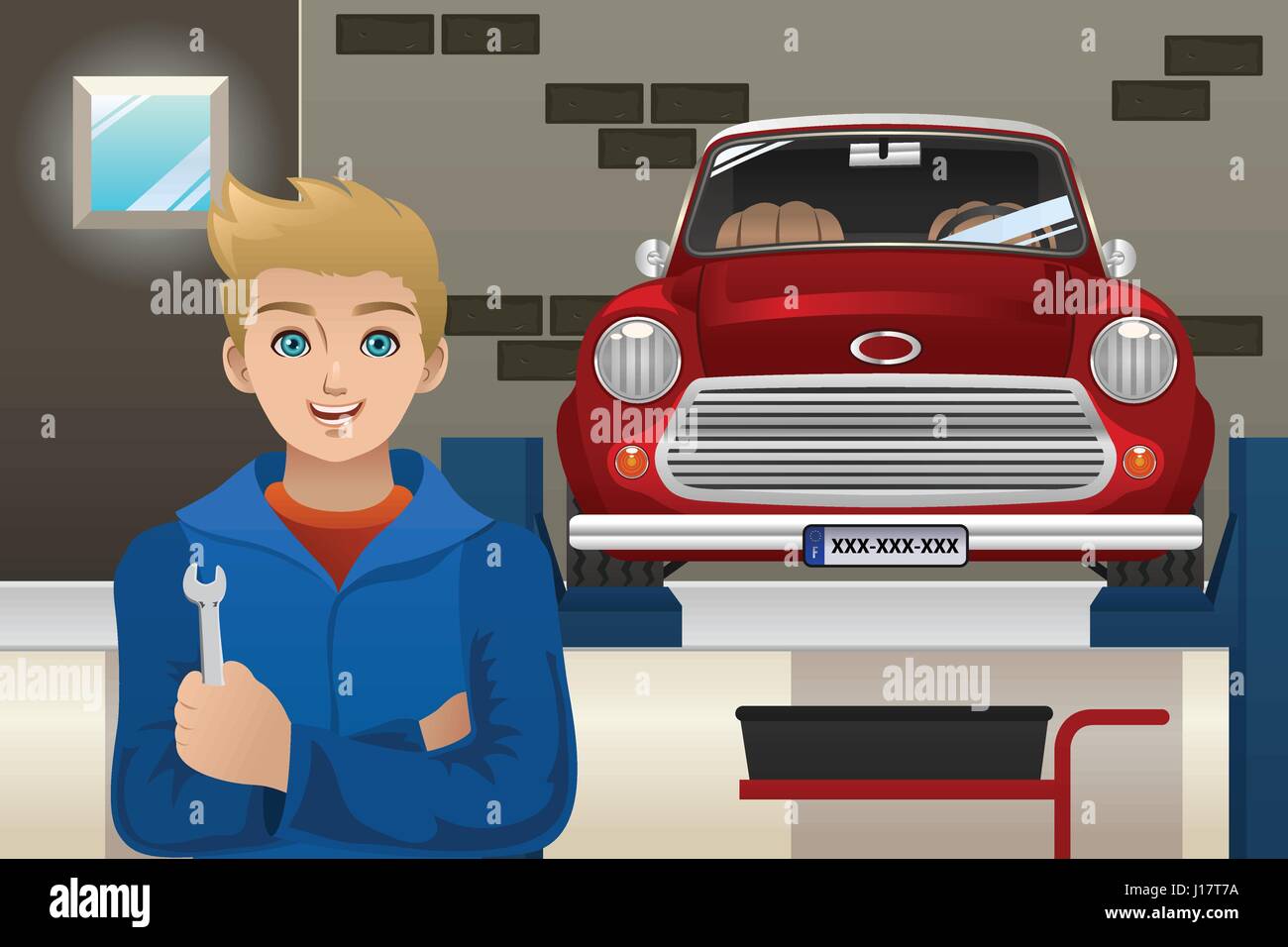 Modern mechanic Stock Vector Images - Alamy