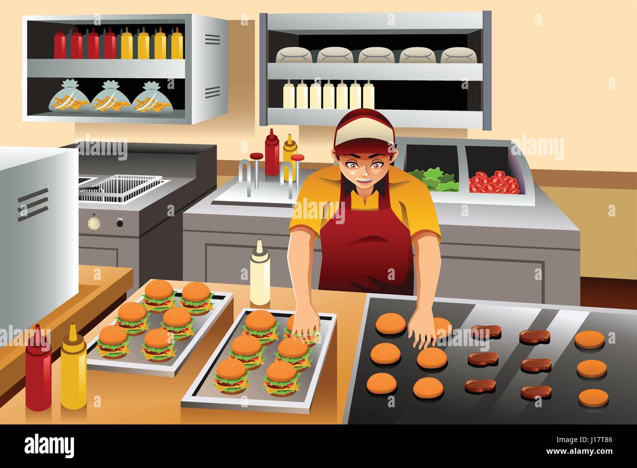 Restaurant Kitchen Clip Art