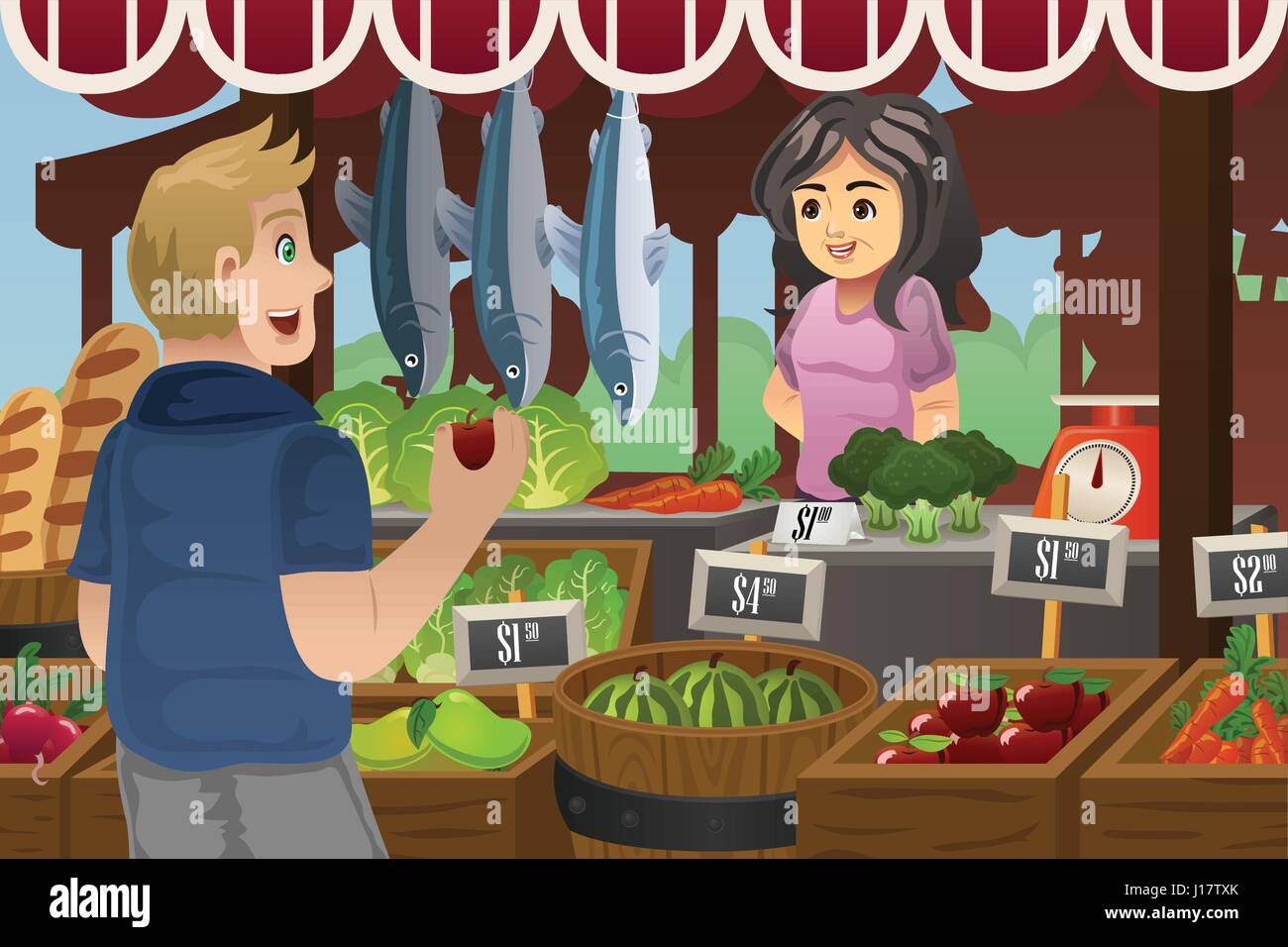 Outdoor Market Clipart
