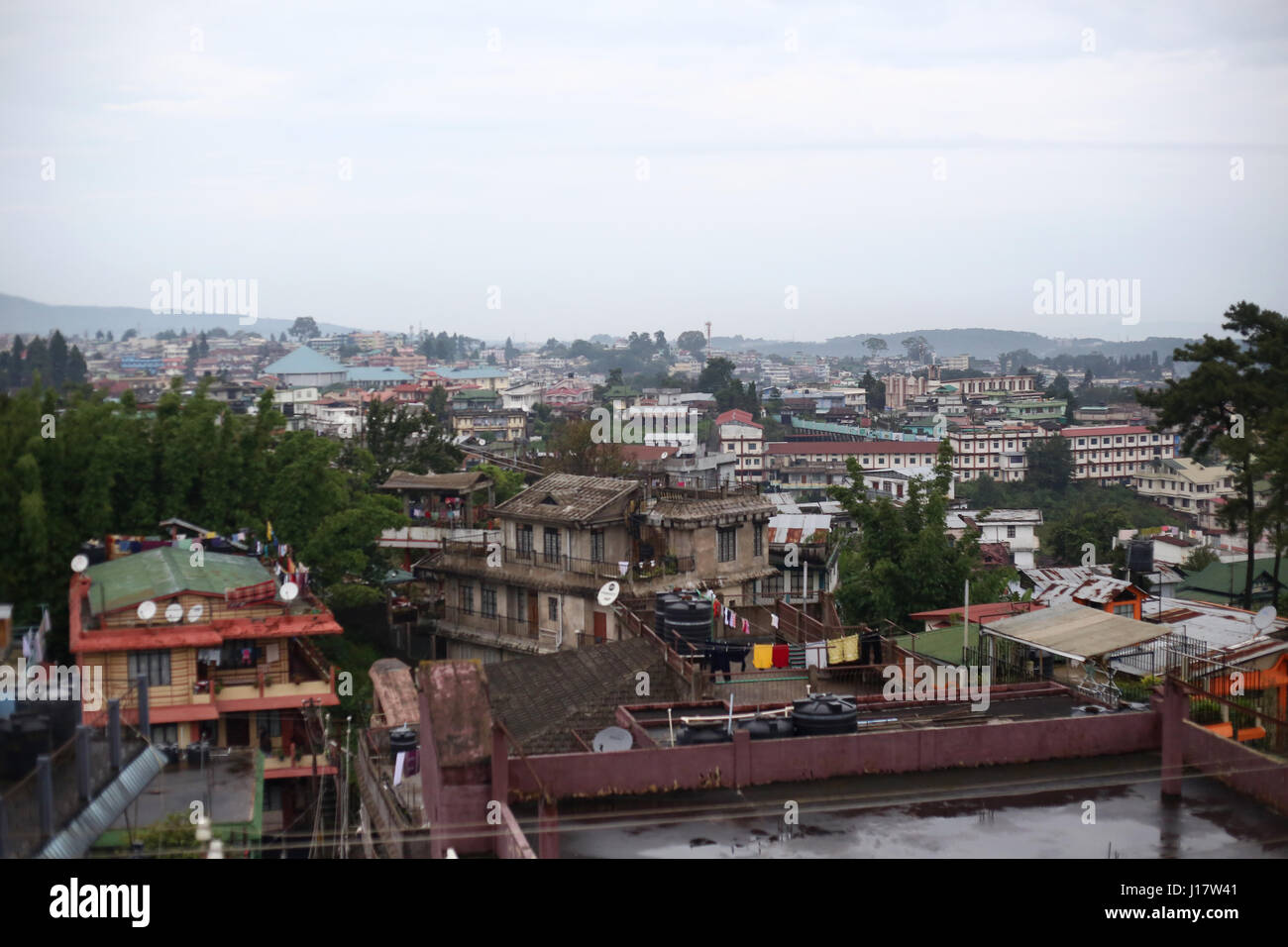 View of Shillong hill station. Meghalaya, India Stock Photo - Alamy