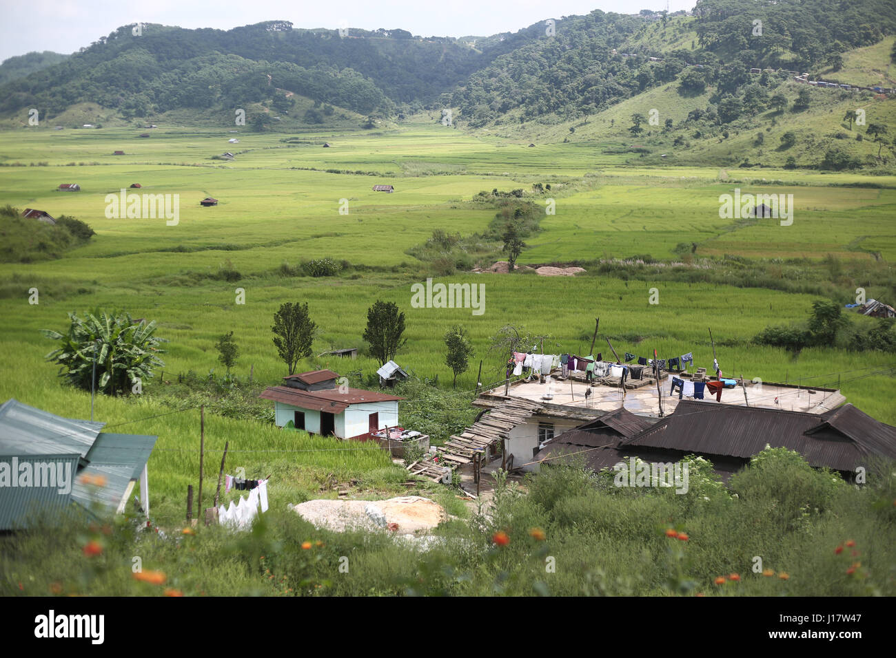Jowai Valley, Meghalaya, India. Scenic place located on a plateau Stock ...