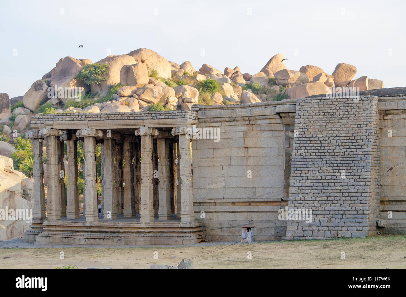 Ancient hampi structures hi-res stock photography and images - Alamy
