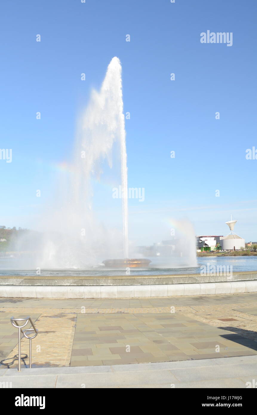 Fountain at Point State Park, Pittsburgh May 2017 Stock Photo - Alamy