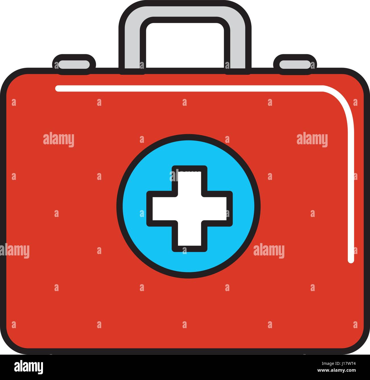 red first aid kit emergency Stock Vector Image & Art - Alamy