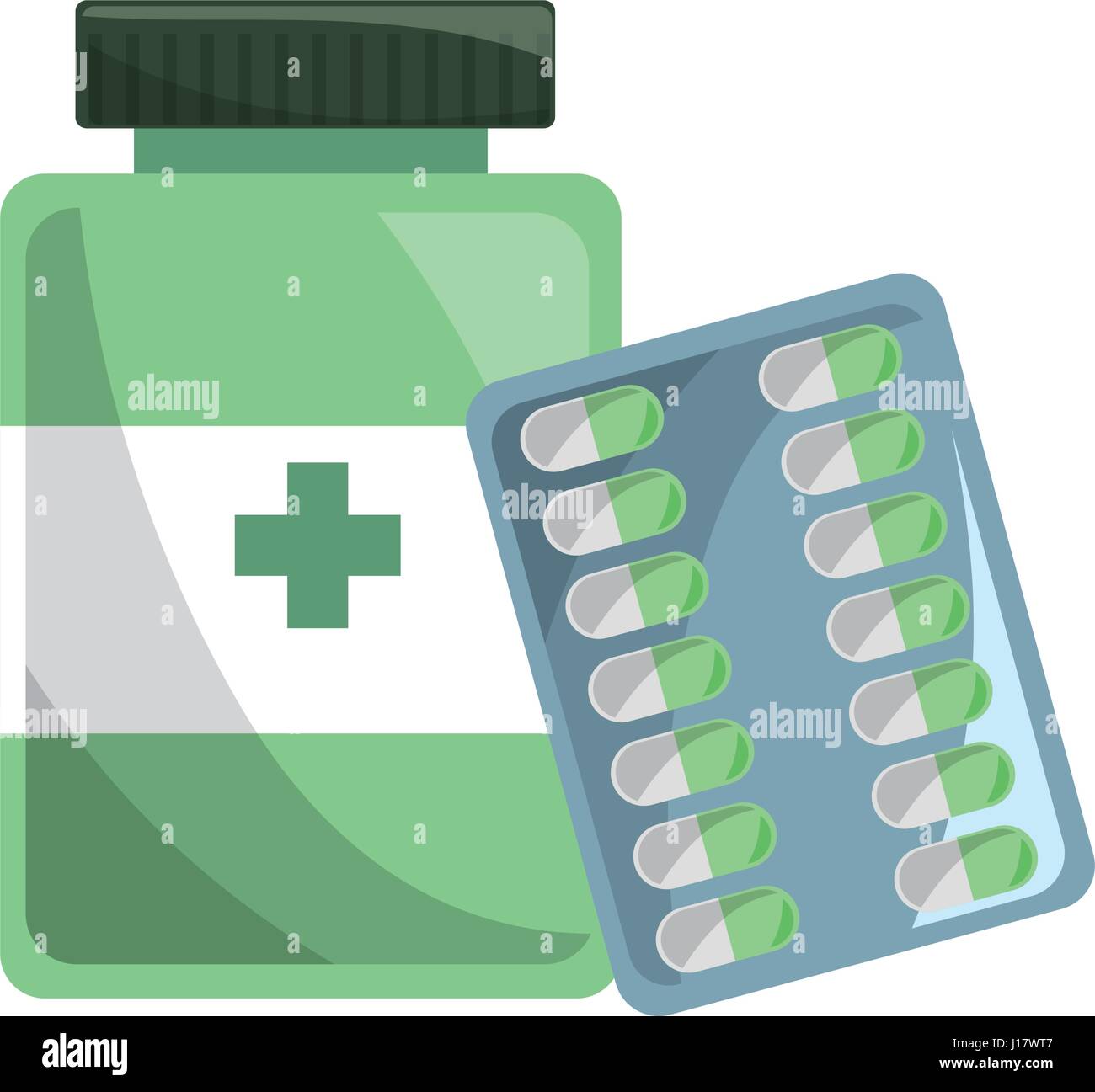 Capsules shape Stock Vector Images - Alamy