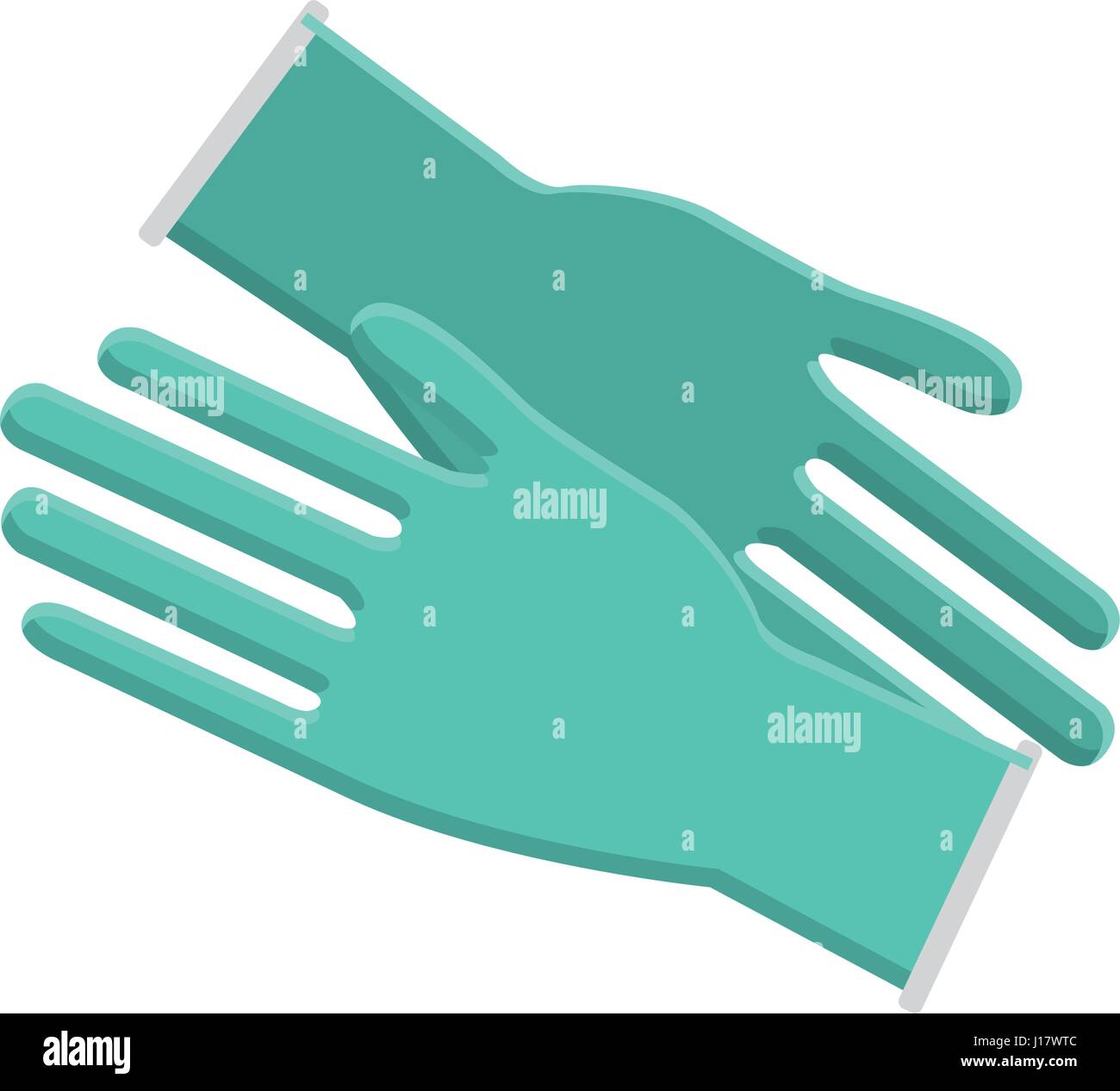 medical latex gloves to protection hands Stock Vector Image & Art - Alamy