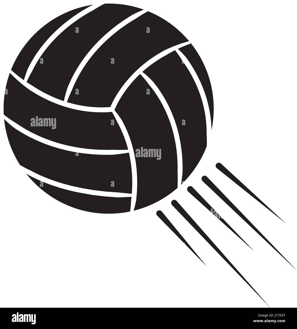 contour ball to play volleyball icon Stock Vector Image & Art - Alamy