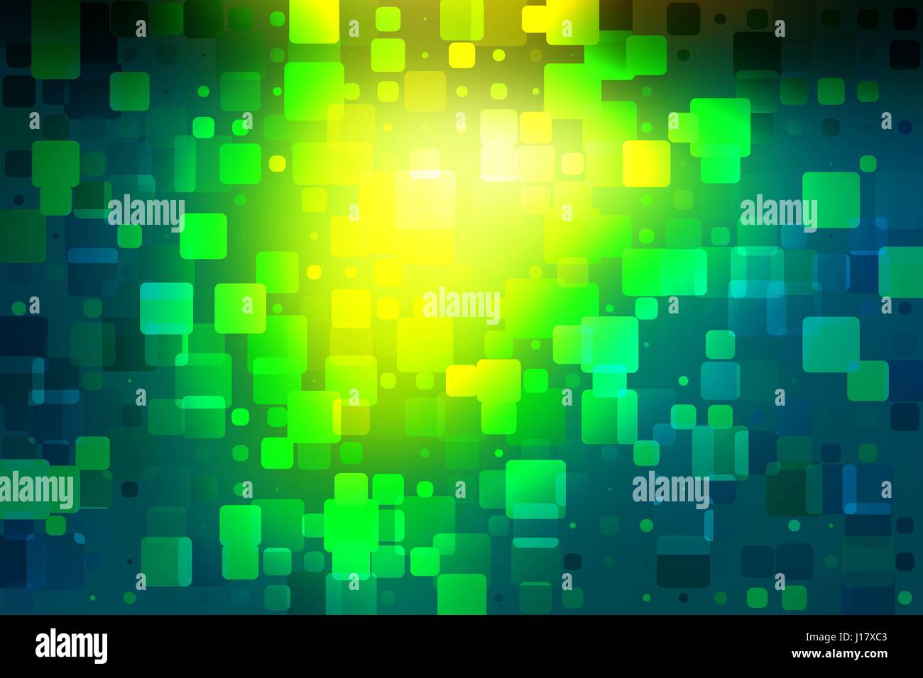 Bright yellow green vector abstract glowing background with random ...