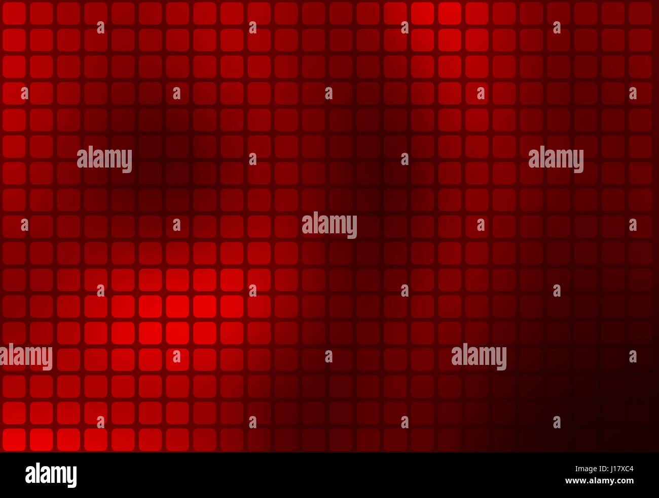 Deep burgundy red vector abstract rounded corners square tiles mosaic ...