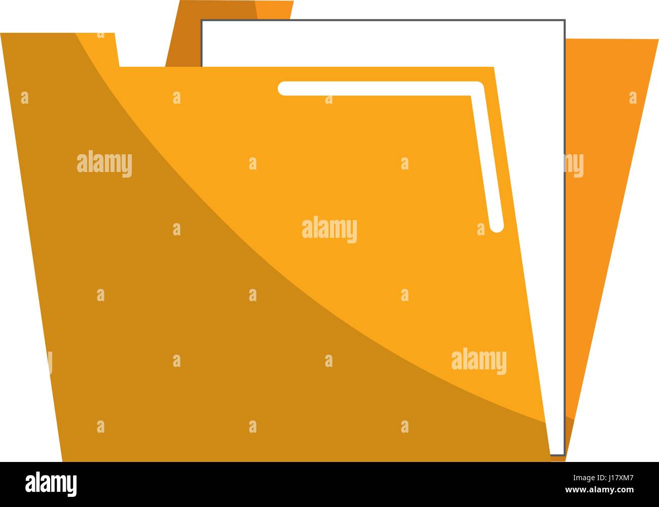 yellow documents file folder icon Stock Vector Image & Art - Alamy