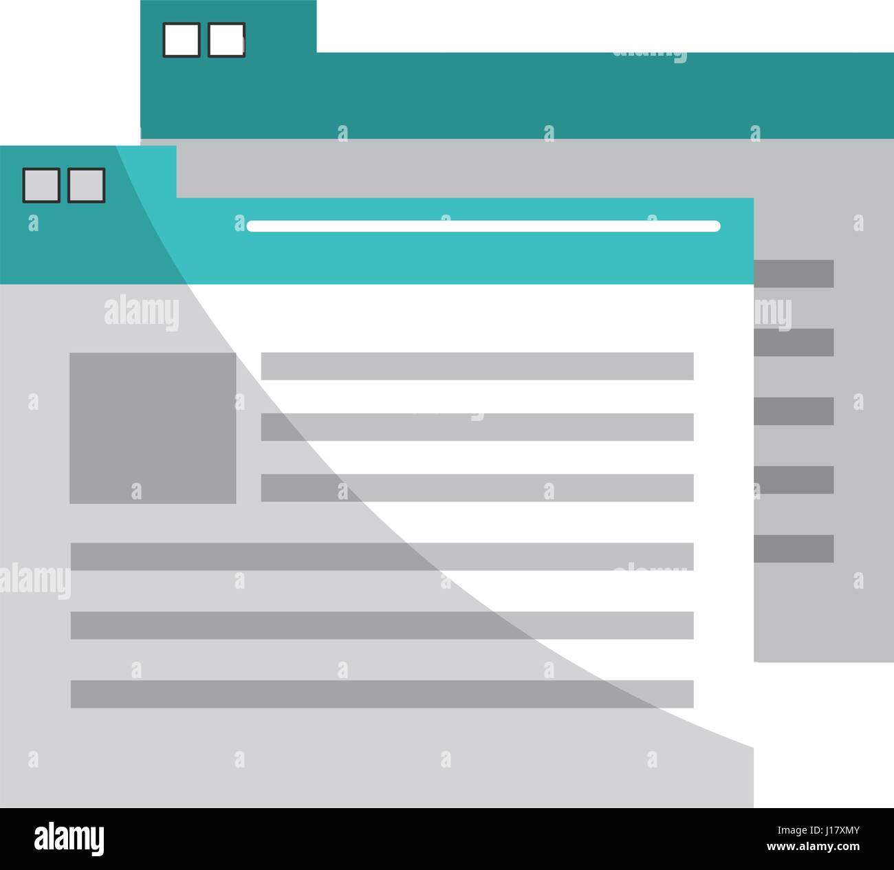 virtual folder with file documents saved Stock Vector Image & Art - Alamy