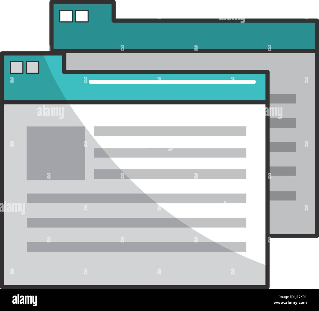 virtual folder with file documents saved Stock Vector Image & Art - Alamy