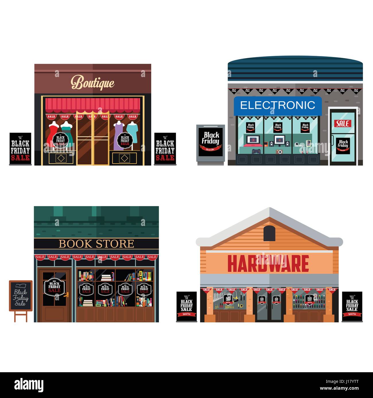 Mall stores sign Stock Vector Images - Alamy