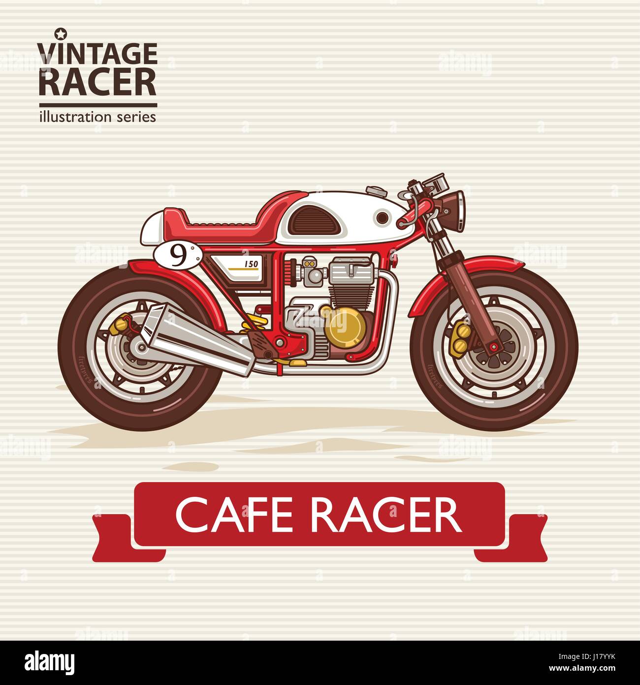 Vintage racing motorcycle hi-res stock photography and images - Alamy