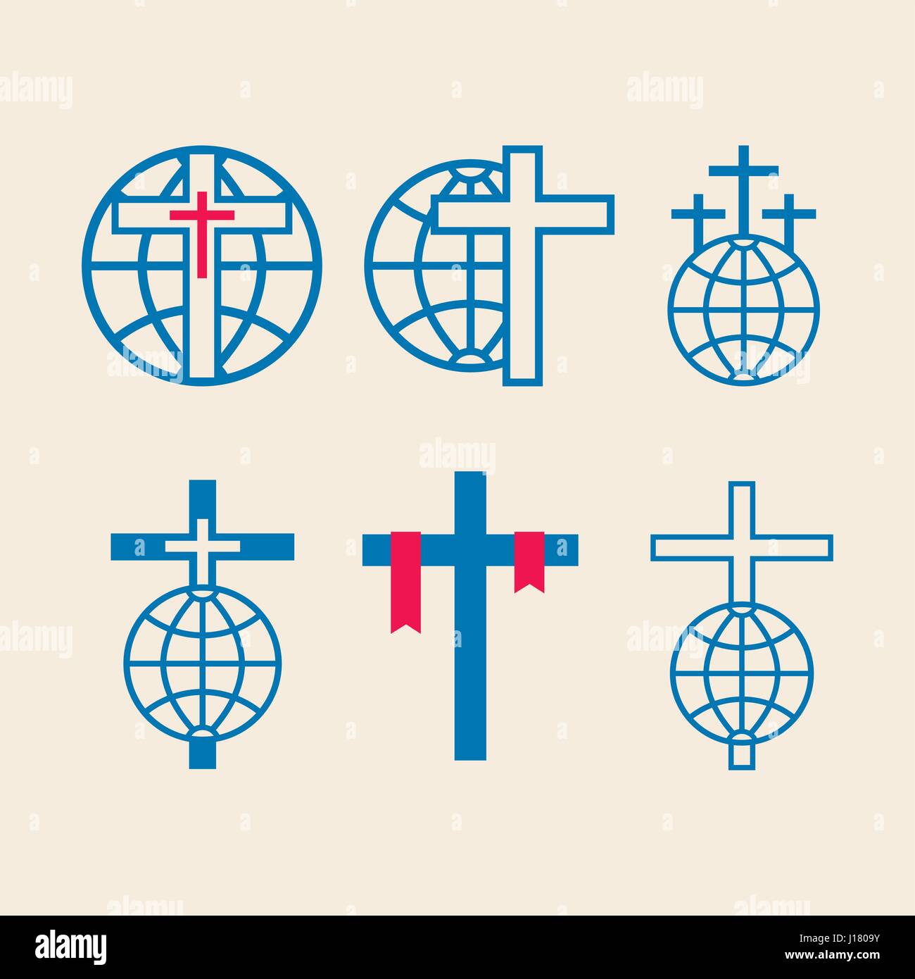 Set of church logos Stock Vector Image & Art - Alamy