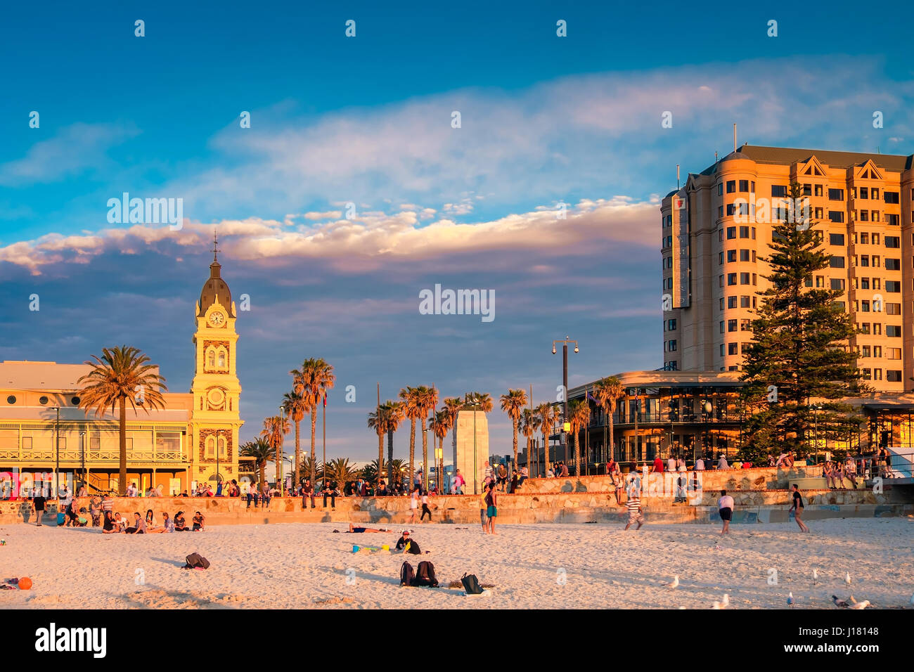 Glenelg adelaide australia people city hi-res stock photography and ...