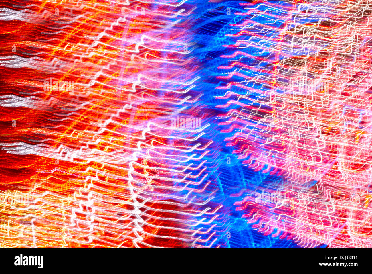 Moving colored lights background. Abstract backdrop in horizontal ...