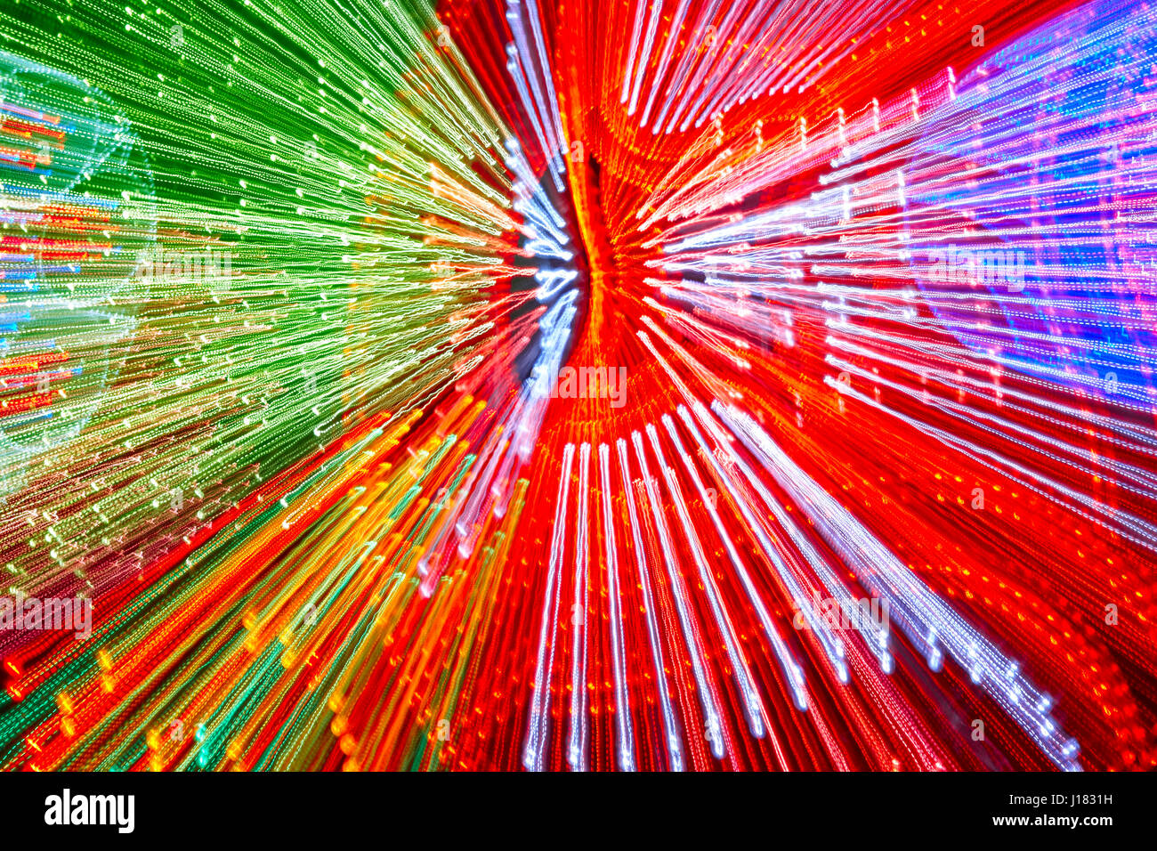 Moving colored lights background. Abstract backdrop in horizontal ...