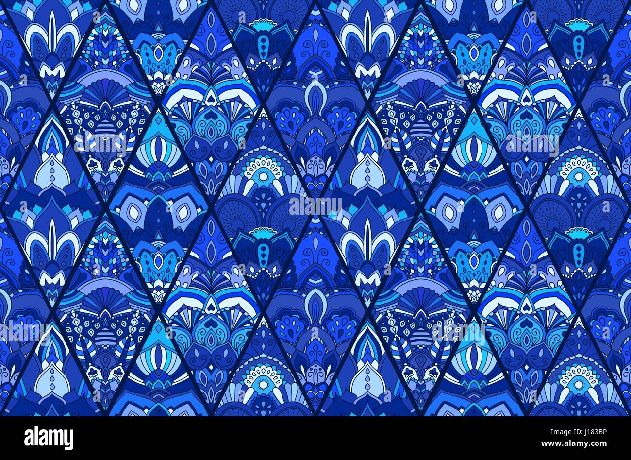 Blue tile pattern hi-res stock photography and images - Alamy