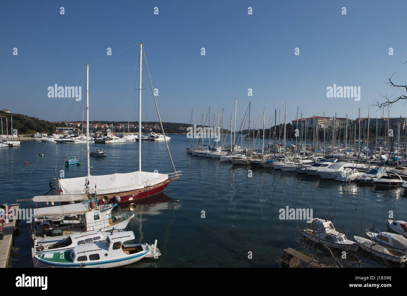 Pula istria croatia, boats hi-res stock photography and images - Alamy