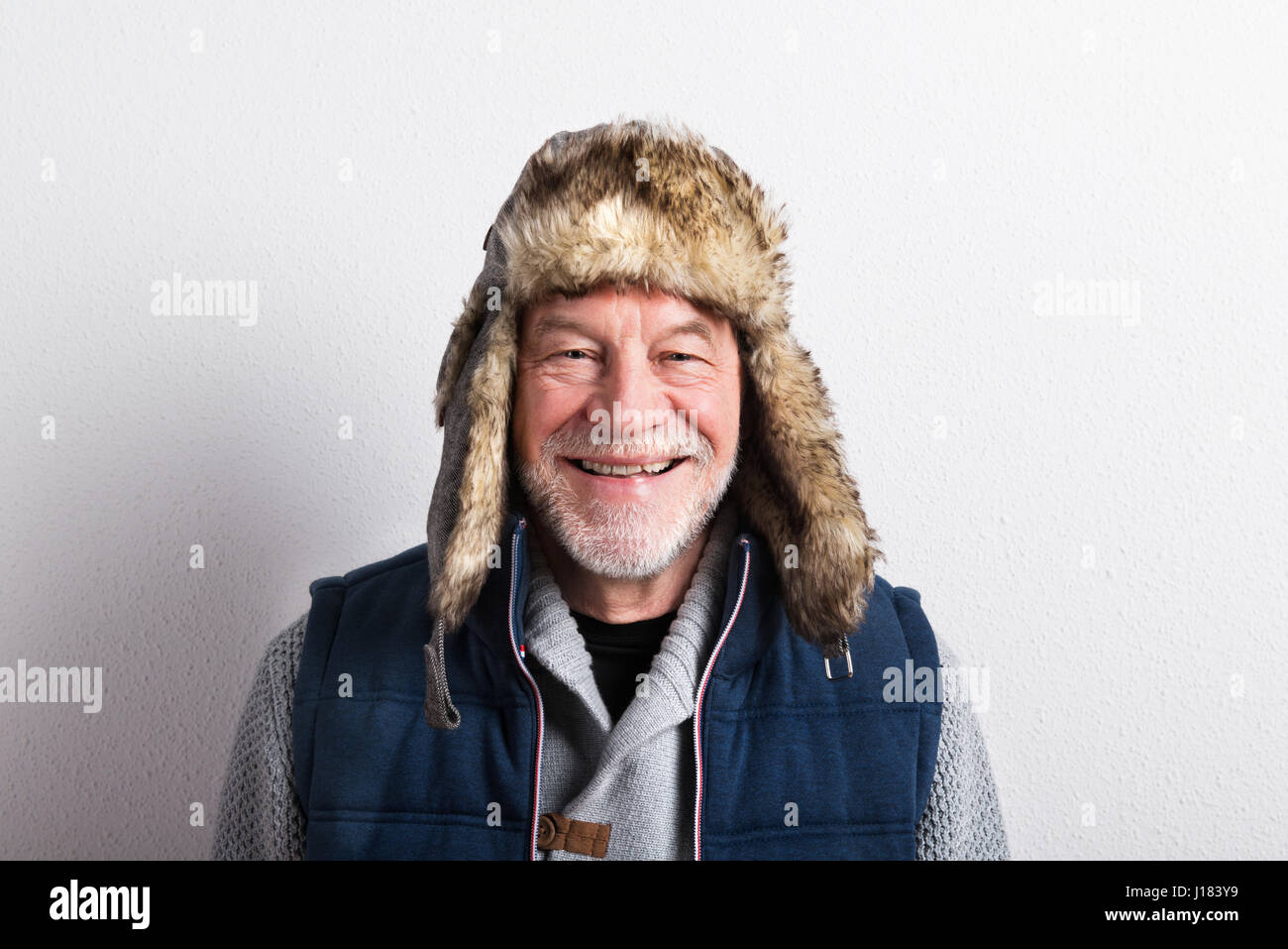 Handsome old man studio hi-res stock photography and images - Alamy