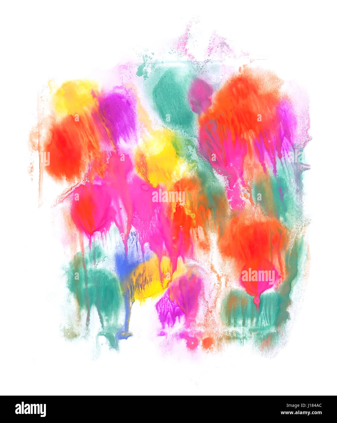 Painted by me texture on white background Stock Photo - Alamy