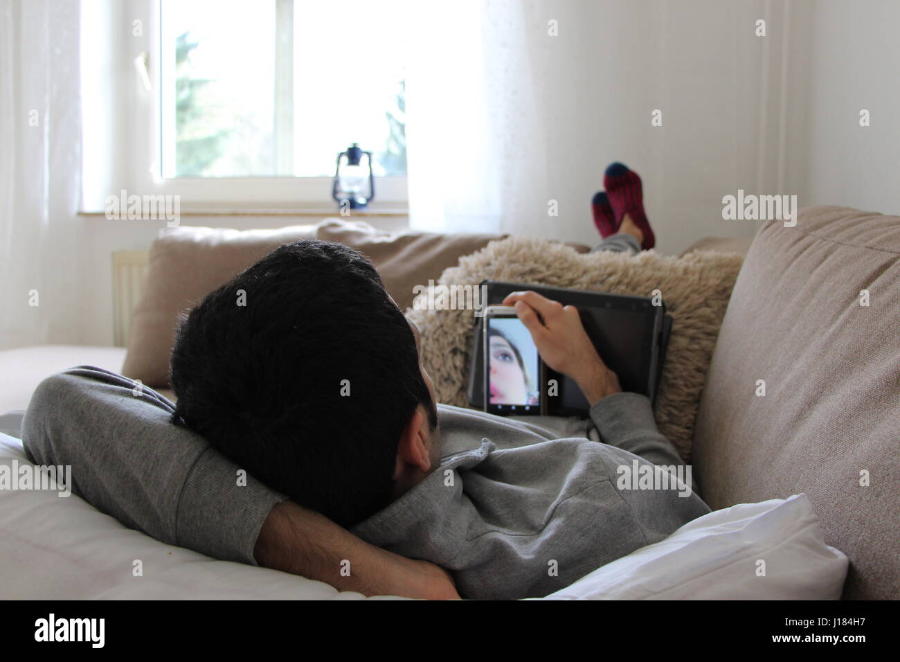 Turn off tablet hi-res stock photography and images - Alamy