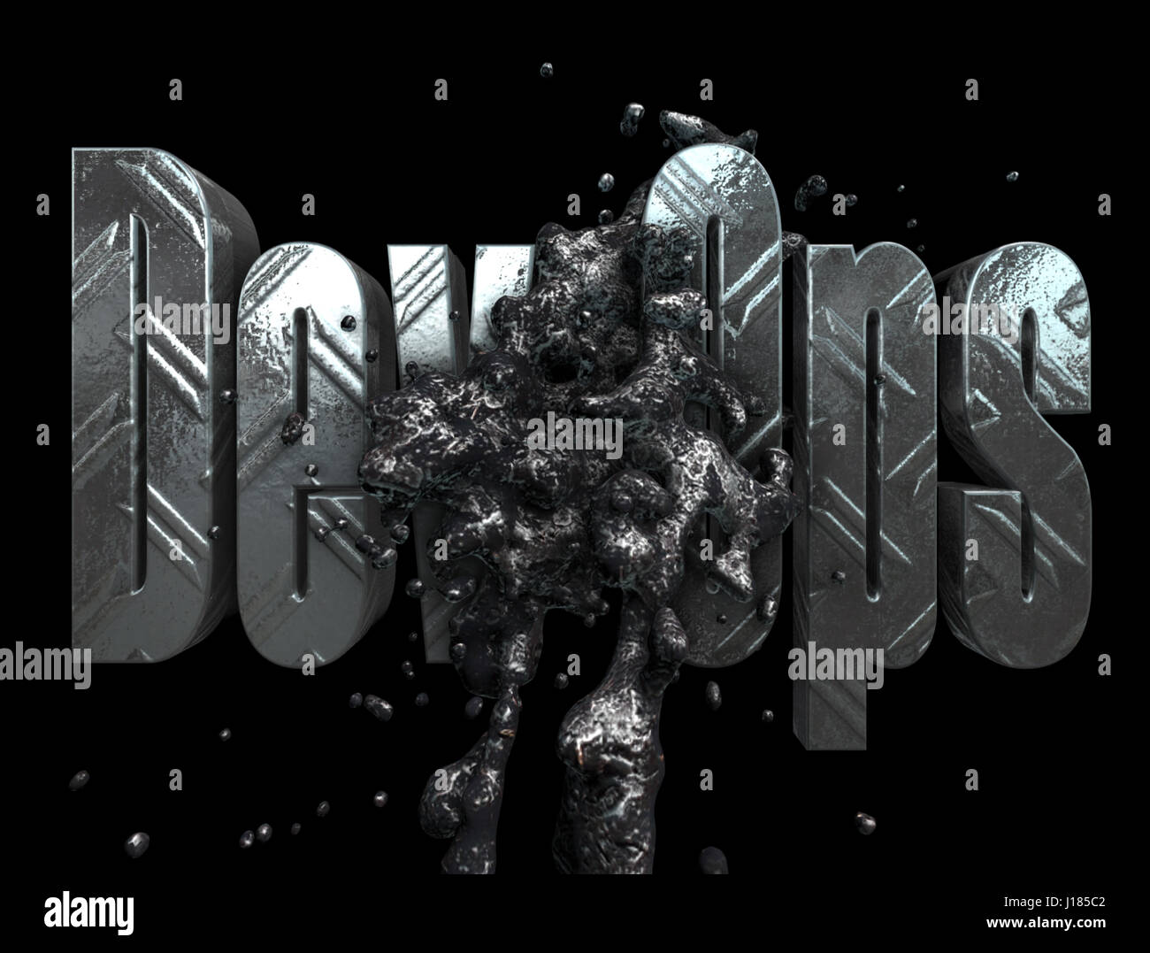 3D Illustration: Development & Operations - DevOps Stock Photo - Alamy