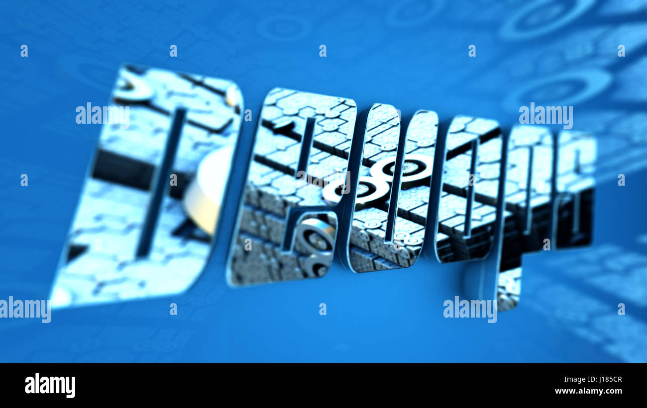 3D Illustration: Development & Operations (DevOps Stock Photo - Alamy