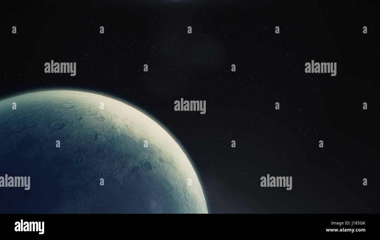 3D Illustration: Moon Stock Photo - Alamy