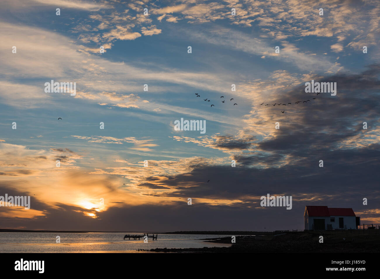 Bleaker island settlement hi-res stock photography and images - Alamy