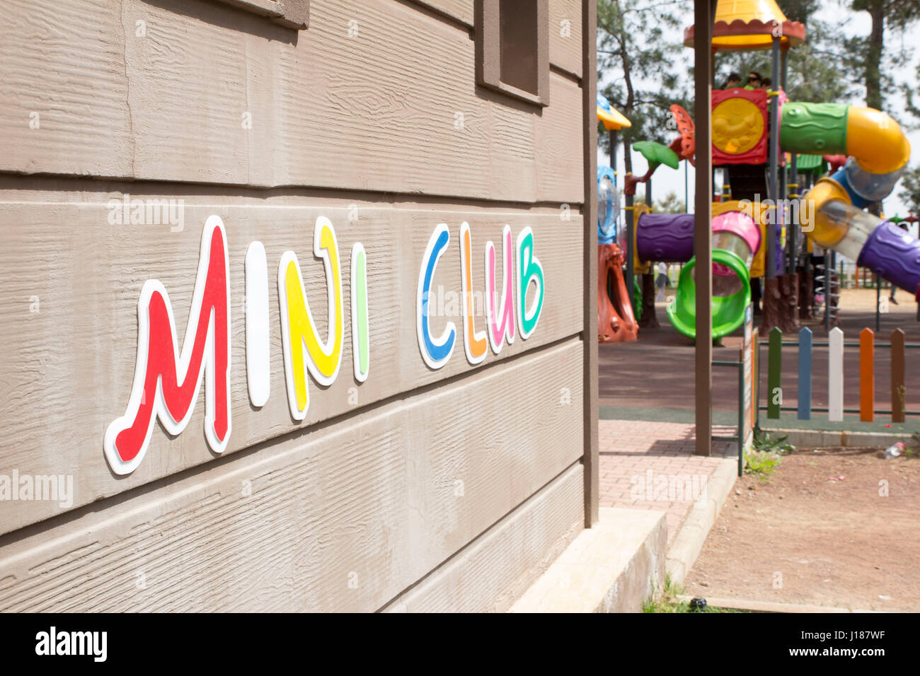 mini club in park Stock Photo - Alamy