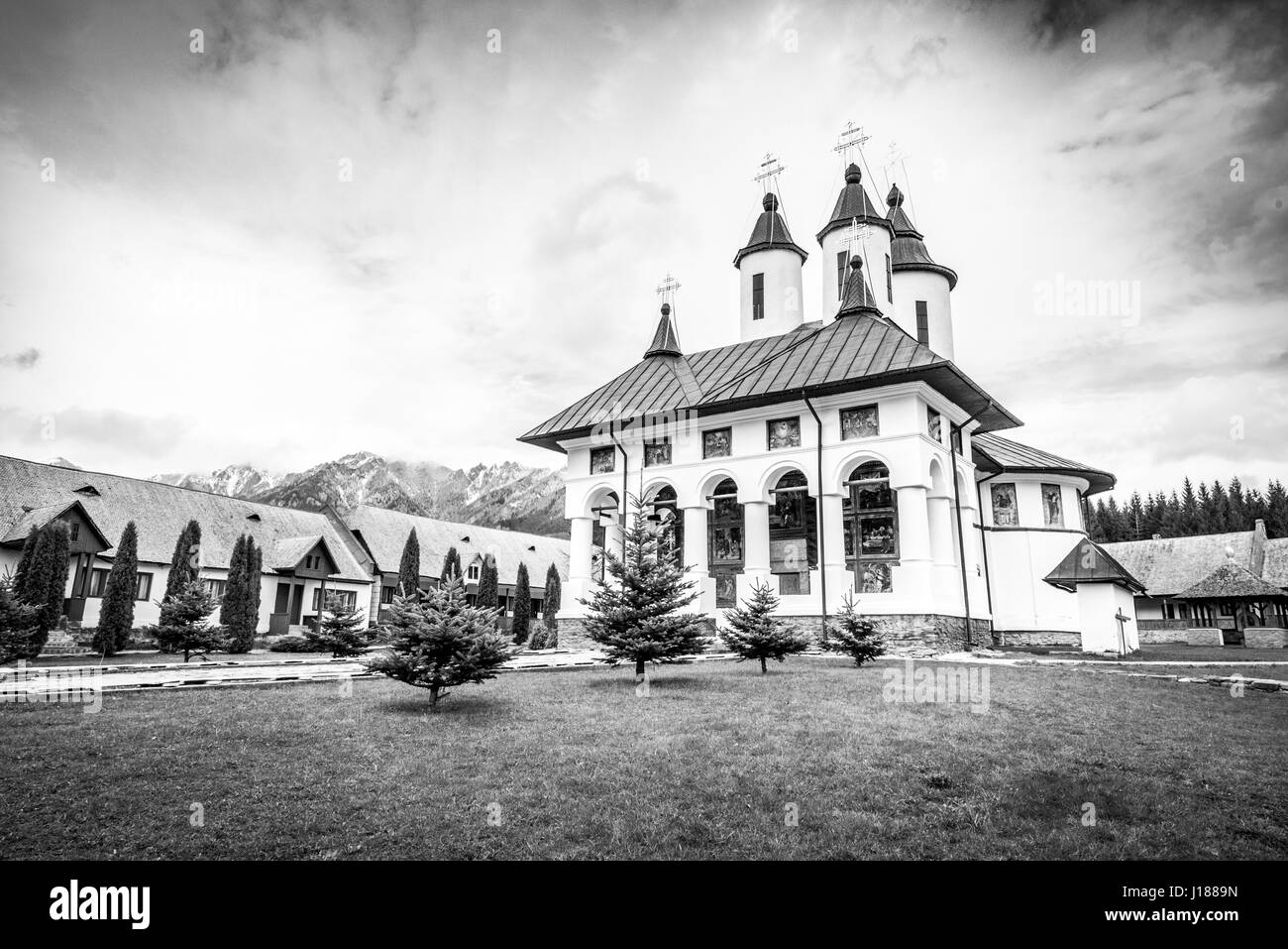 Manastirea cheia Black and White Stock Photos & Images - Alamy