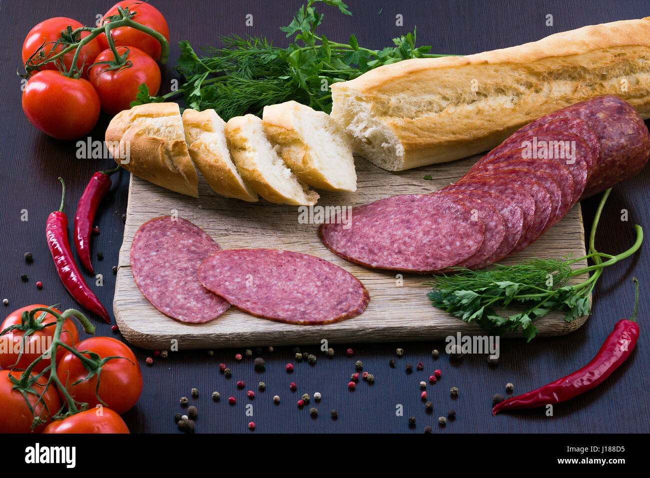 Composition meat beef pork hi-res stock photography and images - Alamy