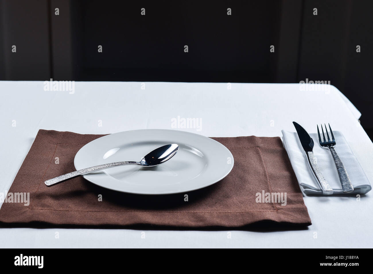 The blank plate Stock Photo - Alamy