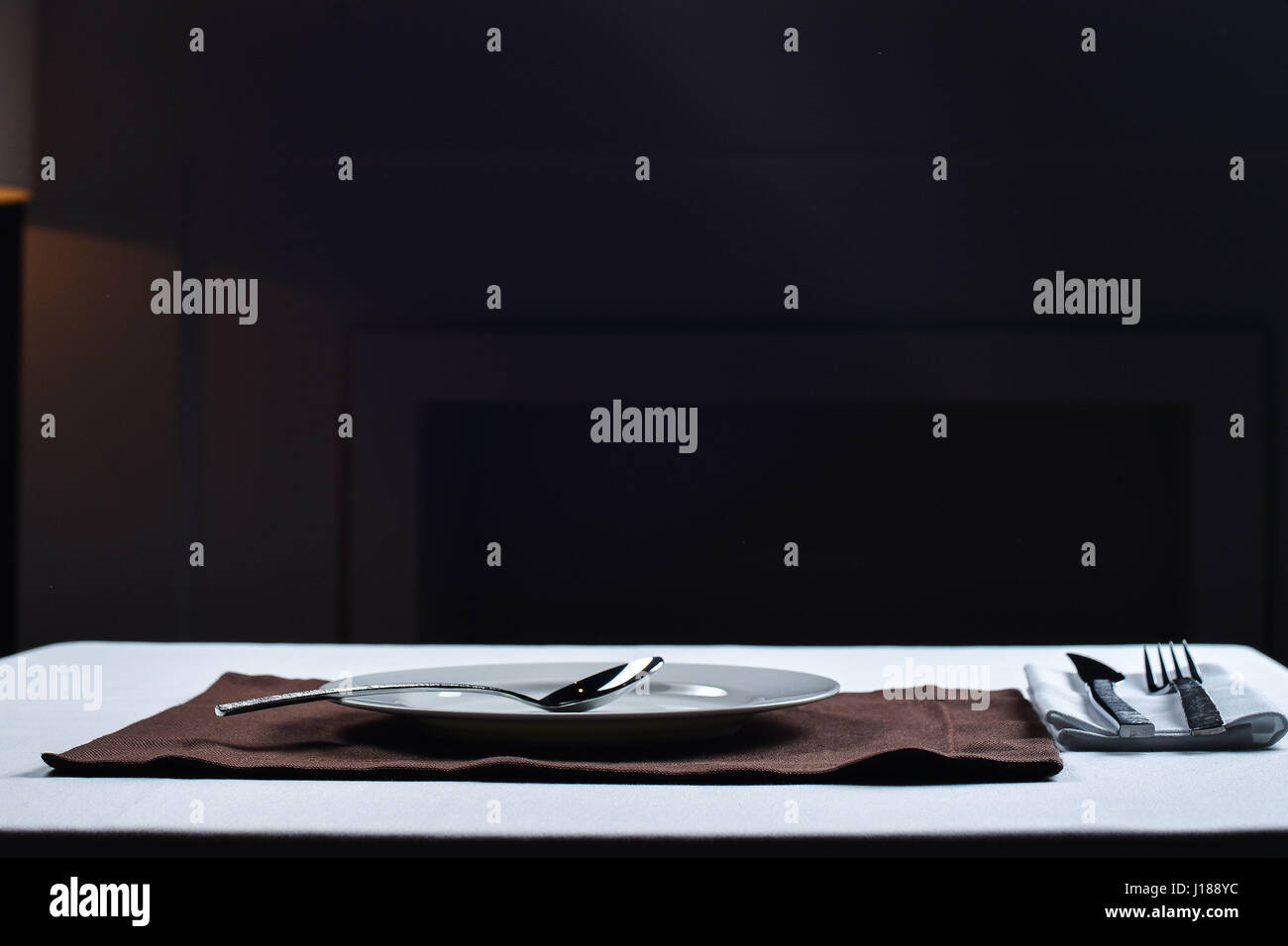 The blank plate Stock Photo - Alamy