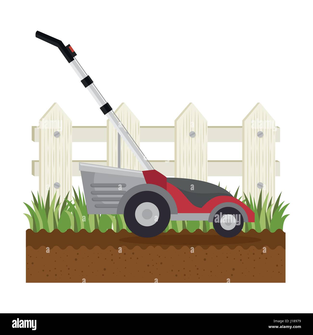 Grass in backyard lawn Cut Out Stock Images & Pictures - Alamy
