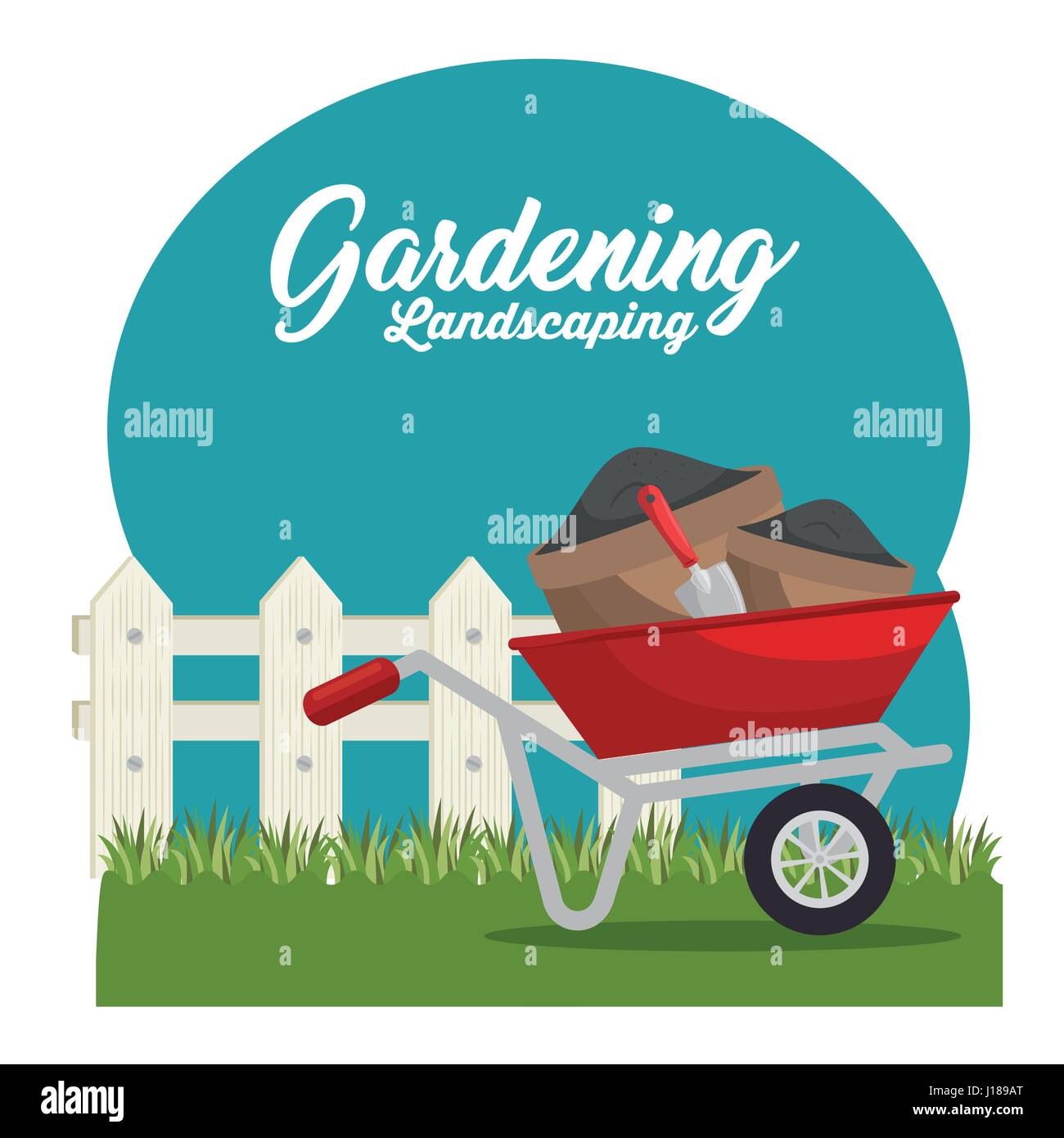 cute garden plants cultive Stock Vector Image & Art - Alamy