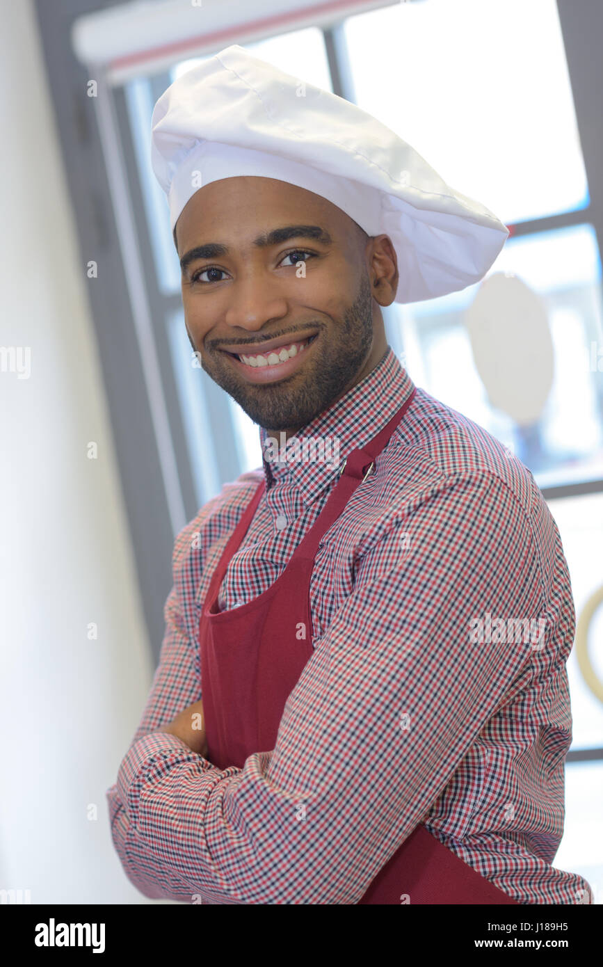 portrait of chief cook Stock Photo - Alamy
